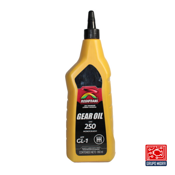 Roshfrans GEAR OIL Aceite de Transmisión Estandar, SAE 250, API GL-1 ...